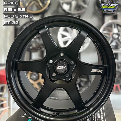 Jual Velg Mobil Esr Apx6 Ring 18 x 8.5 Pcd 5 x 114.3 ET+30 Innova Zenix ...