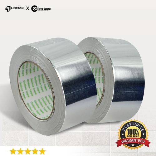 Promo Lakban Alumunium Foil 2 inch X 10 M Aluminium Tape 45 mm / Penambal Panci / lakban tahan ...