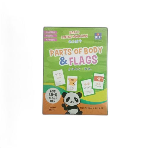 Jual Kartu Pintar Mandarin: Parts of Body & Flags - Richi Yogina, S.Sn., M.M. - Kab. Sidoarjo ...