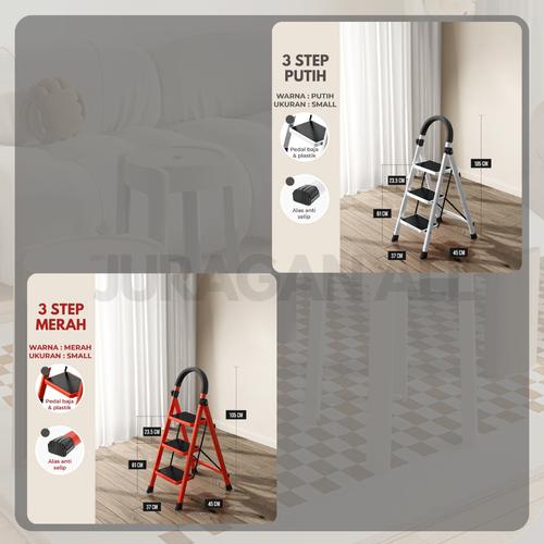 Promo Tangga Lipat/Tangga Portable/Tangga Besi/Tangga Lipat Alumunium ...