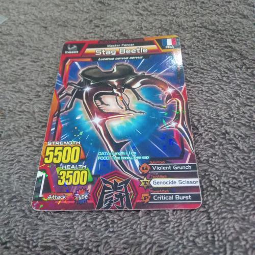 Jual animal kaiser normal stag beetle fighter card versi m3 bekas ...