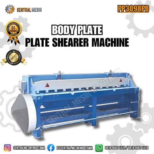 Jual Mesin Potong Plat Shear Shearing Machine 3 mm x 2500 mm type PP3098PB Alat Gunting Potong ...