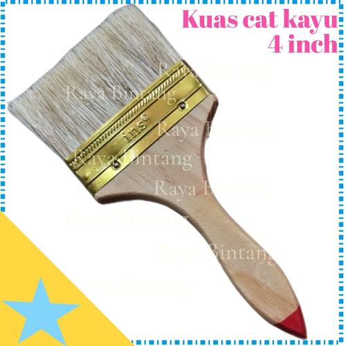Jual Kuas besar cat tembok 4 inch EF dinding besi kayu pagar atap pintu ...