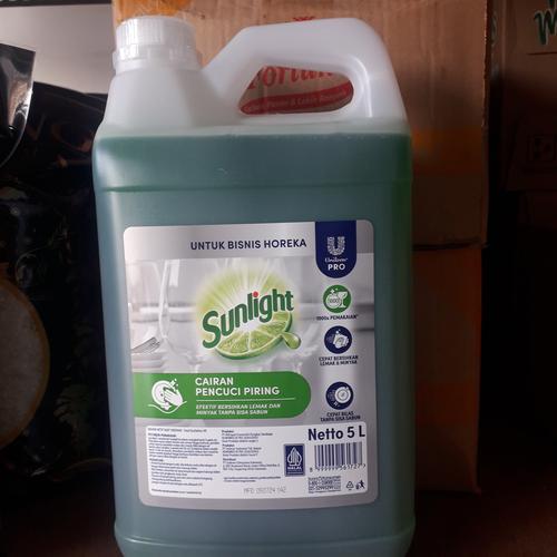 Jual Sabun cuci piring Sunlight Profesional JERIGEN 5 liter x 1 Jerigen ...