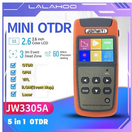 Promo Mini FTTX OTDR Optical Time 100% ORI Joinwit JW3305A 5 IN 1 ...