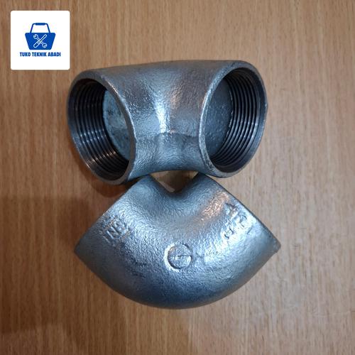 Jual Elbow Drat Dalam / Knee Galvanis Drat Dalam 1/2" Inch, 3/4" Inch, 1" Inch, 1-1/4" Inch, 1-1 ...