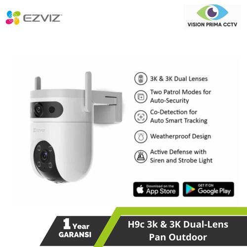 Jual EZVIZ H9c 3K&3K Dual-lens Pan Outdoor - Kota Medan - Vision Prima ...