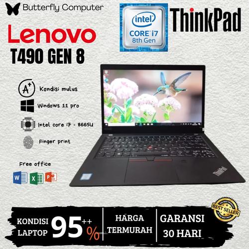 Jual Laptop Lenovo T490 core i7 GEN 8 | RAM 16GB | SSD 512GB ...