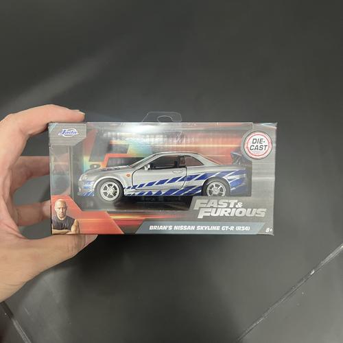 Jual Bryan's Nissan Skyline GT-R R34 - JADA FAST AND FURIOUS 1:32 ...