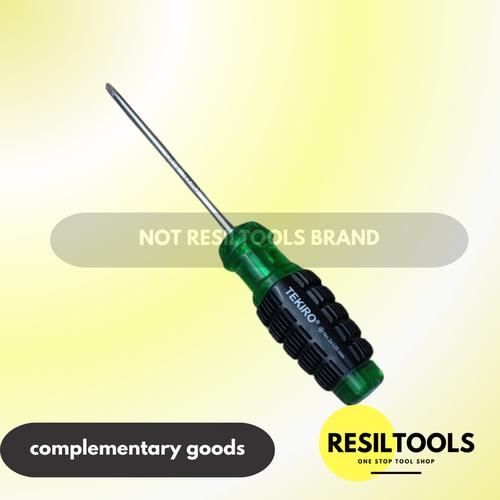 Promo Screwdriver Plus Tekiro 2 x 125 mm Obeng Kembang Ujung Magnet ...