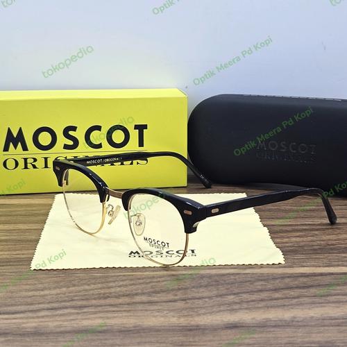 Promo frame kacamata pria wanita moscot nyc yukel hitam glossy gold - FRAME - Jakarta Timur ...