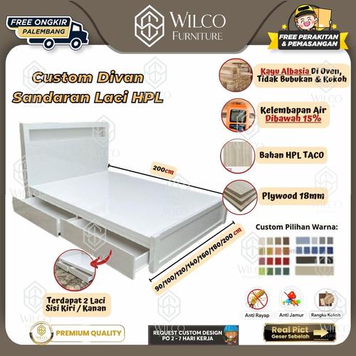 Jual Divan Sandaran HPL TACO Laci | Divan Sandaran Laci Serbaguna ...