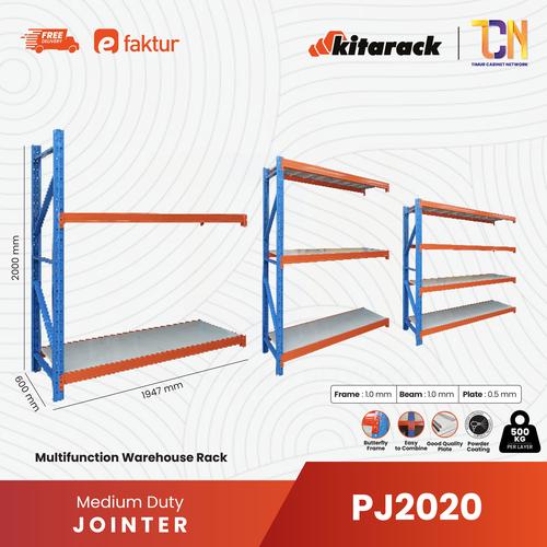 Jual Rak Gudang Serba Guna KITARACK Jointer 2 meter PJ2020 Medium Duty ...