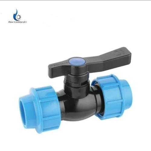 Jual Ball Valve HDPE Compression 4" inch Stop Kran HDPE 110mm ...