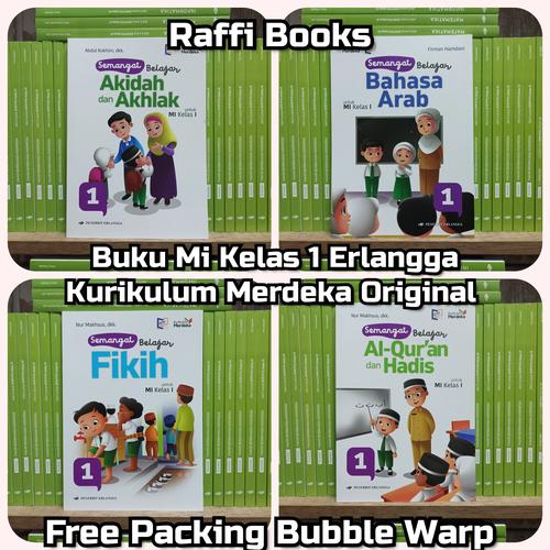 Jual Buku Mi Kelas 1 Erlangga Kurikulum Merdeka Original - Bahasa Arab ...