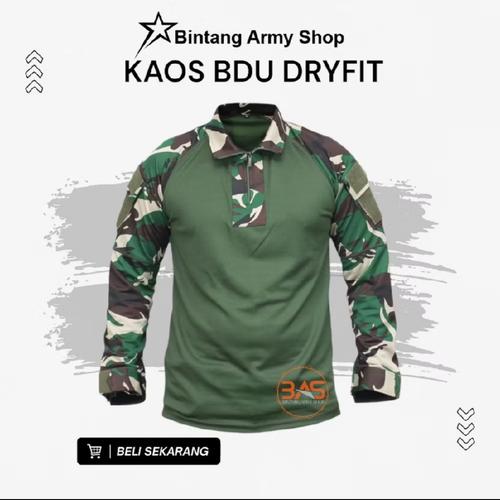 Jual Kaos BDU Full Drifit Tactical Jersey Dryfit Kombinasi Loreng - Kopassus, L - Kab. Bandung ...