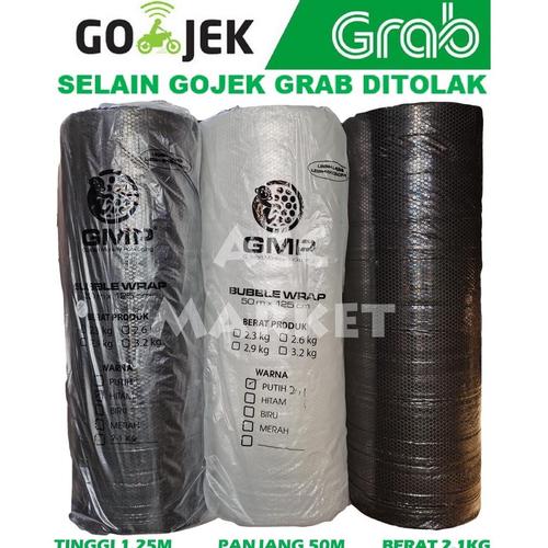 Jual Bubble Wrap Plastik Roll 50M X 125 Cm Packing Buble - GMP 2.1KG PUTIH - Jakarta Barat ...
