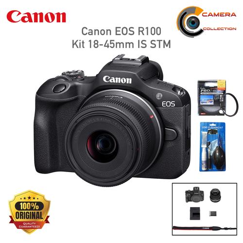 Jual Canon EOS R100 Kit 18-45mm IS STM Original - Kit 18-45mm - Jakarta ...