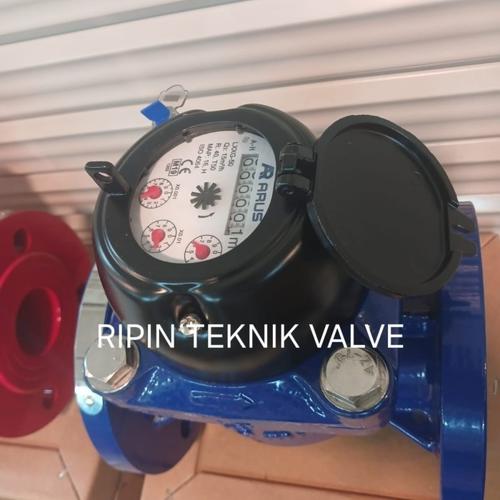 Jual WATER METER ARUS 4"INCH METERAN AIR ARUS FLANGE LEHER PENDEK DN100 ...