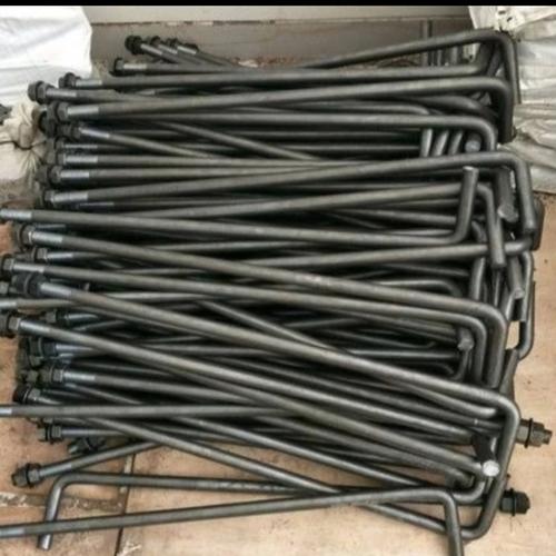 Jual angkur L besi beton hitam/anchor bolt m10× 250mm × 100mm - Jakarta ...