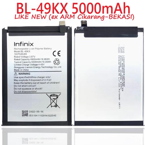 Jual Baterai Infinix Note 10 Pro BL-49KX Battery Original Copotan X695 ...
