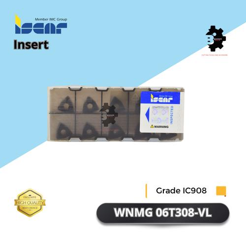 Jual INSERT WNMG 06T308-VL Grade IC908 - MERK ISCAR - Insert Pahat ...
