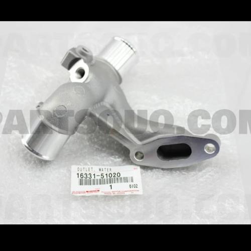 Jual PIPA RADIATOR WATER OUTLET BY PASS LAND CRUISER VX200 VDJ200 16331 ...