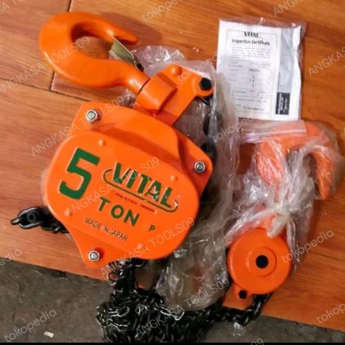 Jual GWS Chain Block Vital 5 Ton x7 Meter - Chain Block Vital Manual ...