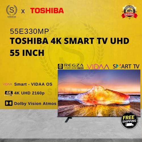 Promo TOSHIBA 4K SMART TV DOLBY VISION ATMOS 55 INCH UHD 55E330MP Cicil ...