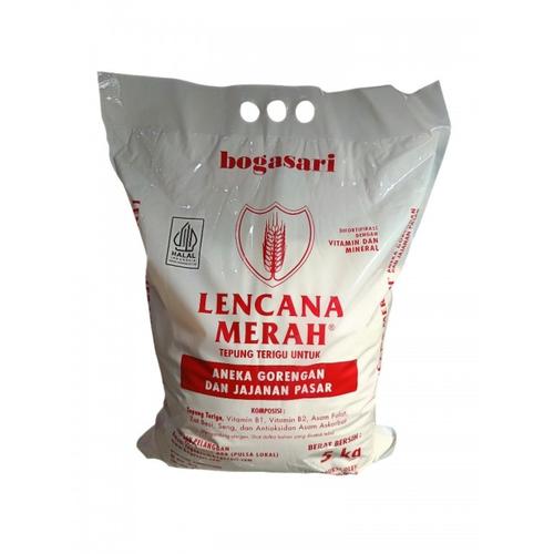 Jual Tepung Lencana Merah Bogasari / Low Protein Flour Lencana Merah ...