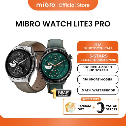 Promo Mibro Official Lite3 Pro Smartwatch Waterproof 1.32” AMOLED UHD Screen Bluetooth Call jam ...