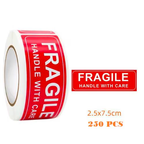 Promo Stiker FRAGILE MERAH Fragile Sticker Handle With Care - Jakarta ...