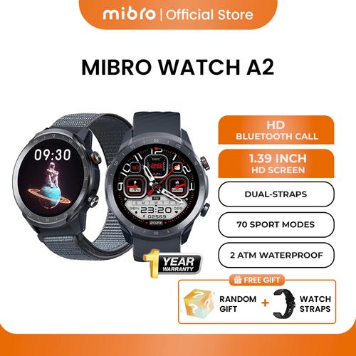 Promo Mibro Official A2 Smartwatch Sporty Calling Watch 50 Days Ultra ...