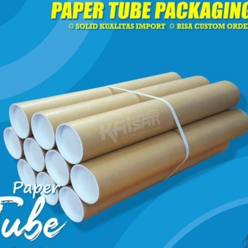 Jual tabung kardus 65 cm / tube selongsong packing poster free tutup ...
