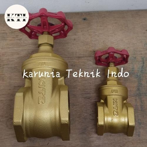 Jual Gate Valve Kitz Kuningan drat 3" inch / Gate Valve ORIGINAL KITZ ...