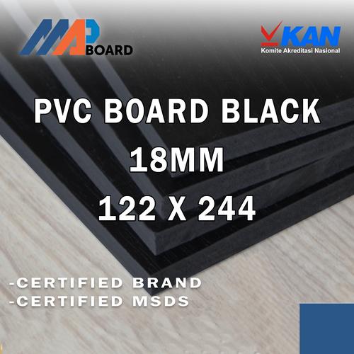 Promo PVC Board Lembaran | PVC Foam Board Black | MAP Board | Ketebalan ...