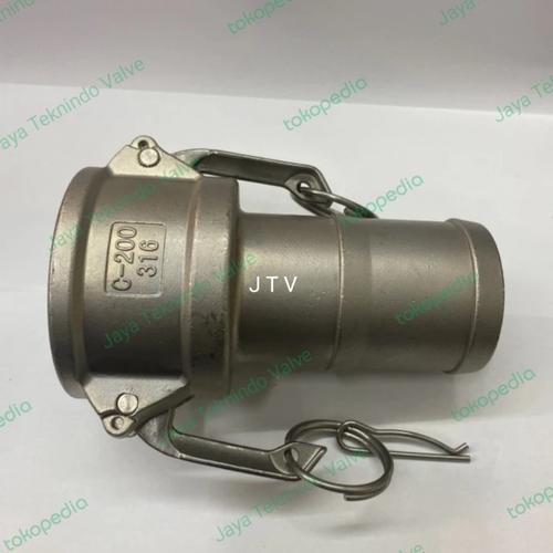 Jual Camlock Stainless SS316 Type C 100 1" (Inch) - Jakarta Barat ...