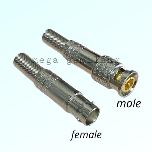Jual Jack BNC male female | jack BNC besi | jack cctv - Jakarta Barat ...