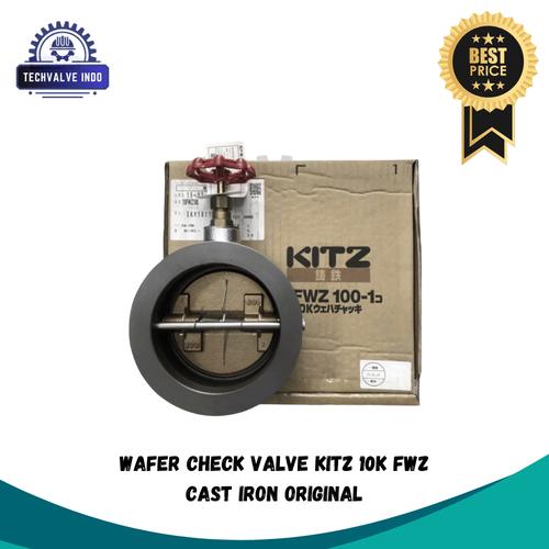 Jual WAFER CHECK VALVE KITZ 2 1/2" INCH 10K FWZ CAST IRON ORIGINAL ...