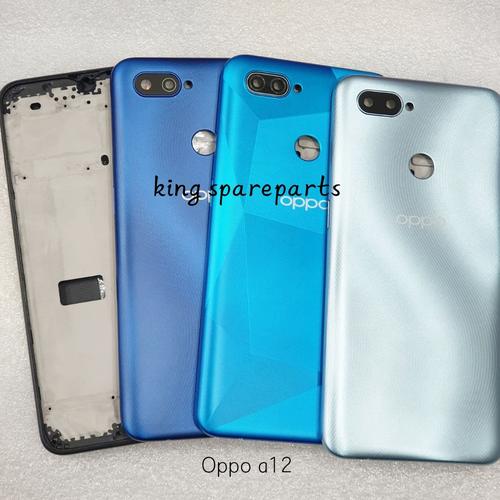 Jual CASING HOUSING FULLSET TUTUP BELAKANG OPPO A12 ORIGINAL - Jakarta ...