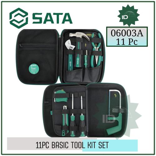 Jual Tool Kit Set 11 Pcs. Basic Tools Set 06003A Sata Tools - Jakarta Barat - JAYA SAKTI TEKNIK ...
