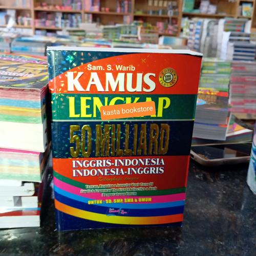 Jual kamus bahasa Inggris Indonesia terbaru 50 miliar untuk sd smp sma ...