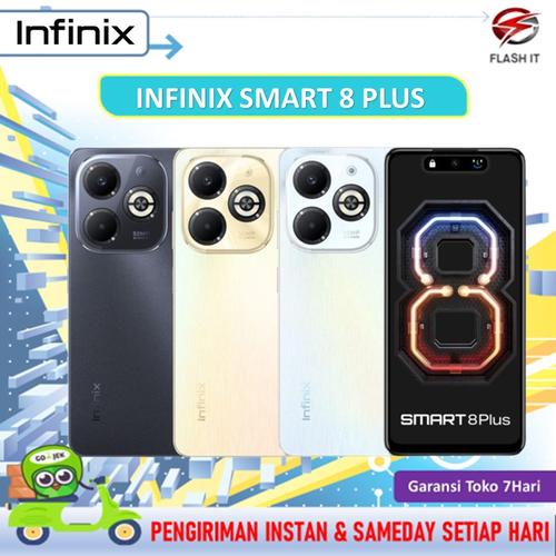 Jual Infinix Smart 8 Plus 4Gb 128Gb 50Mp 6000Mah Black - GOLD, ND-BASIC ...