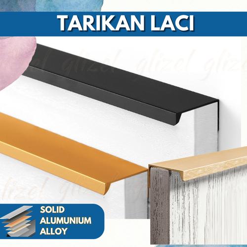 Jual Tarikan Laci Minimalis Hitam Gold Emas Handel Gagang Lemari Handle ...