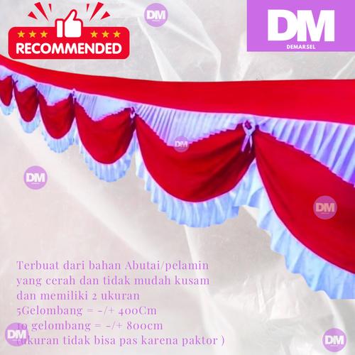 Jual Bendera Dinding Bendera Buat di panggung Bendera merah putih ...