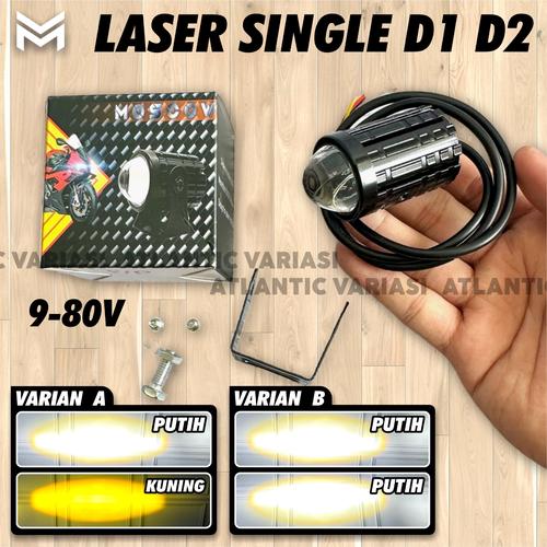 Jual LAMPU SOROT LED MINI D1 LAMPU LASER TEMBAK HIGH LOW LASER FOGLAMP ...