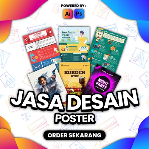 Jual Custom Poster Design - Jasa Desain Poster Profesional - Kota ...
