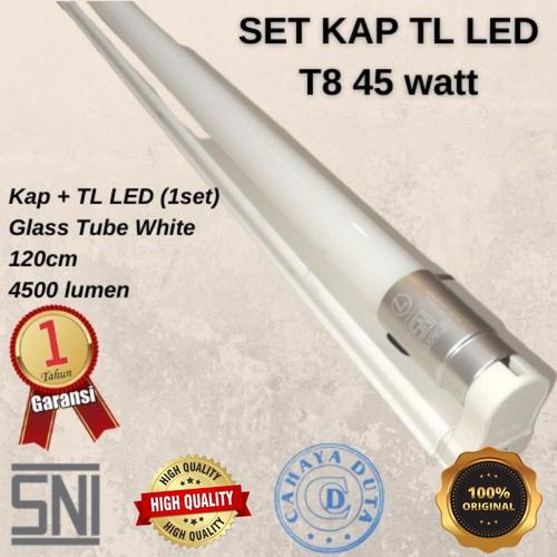Jual Set Kap Lampu TL LED 45W T8 120cm - Jakarta Utara - Cahaya Duta ...