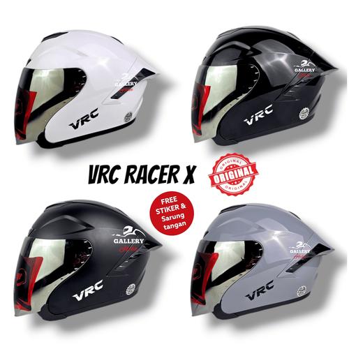 Promo Helm VRC Racer X Original Half Face Terbaru Kekinian / Model Alv ...