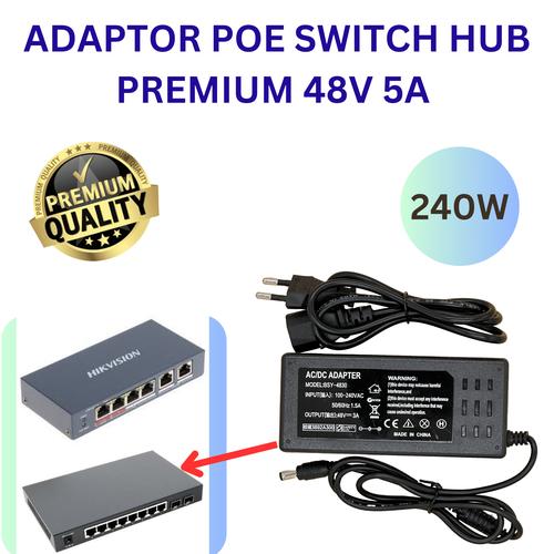 Jual Adaptor Poe Switch 48V 3A adapter 48 Volt 3 ampere charger power ...